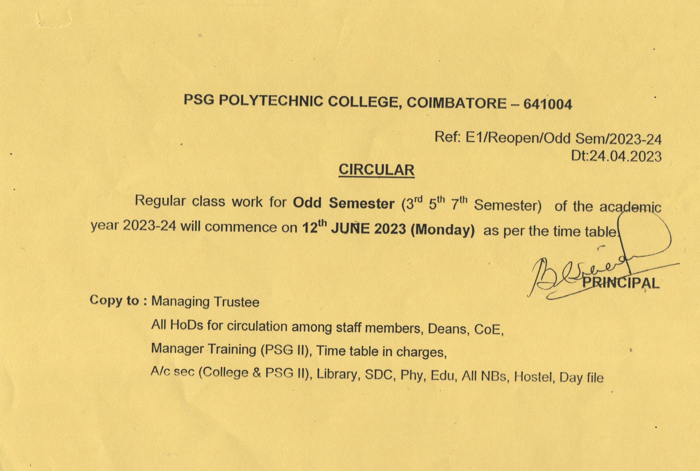 PSG Polytechnic College